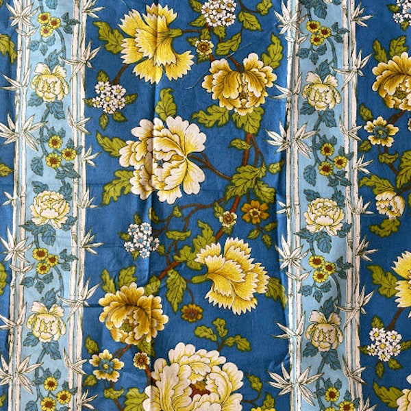 Floral Chintz Fabric - Etsy
