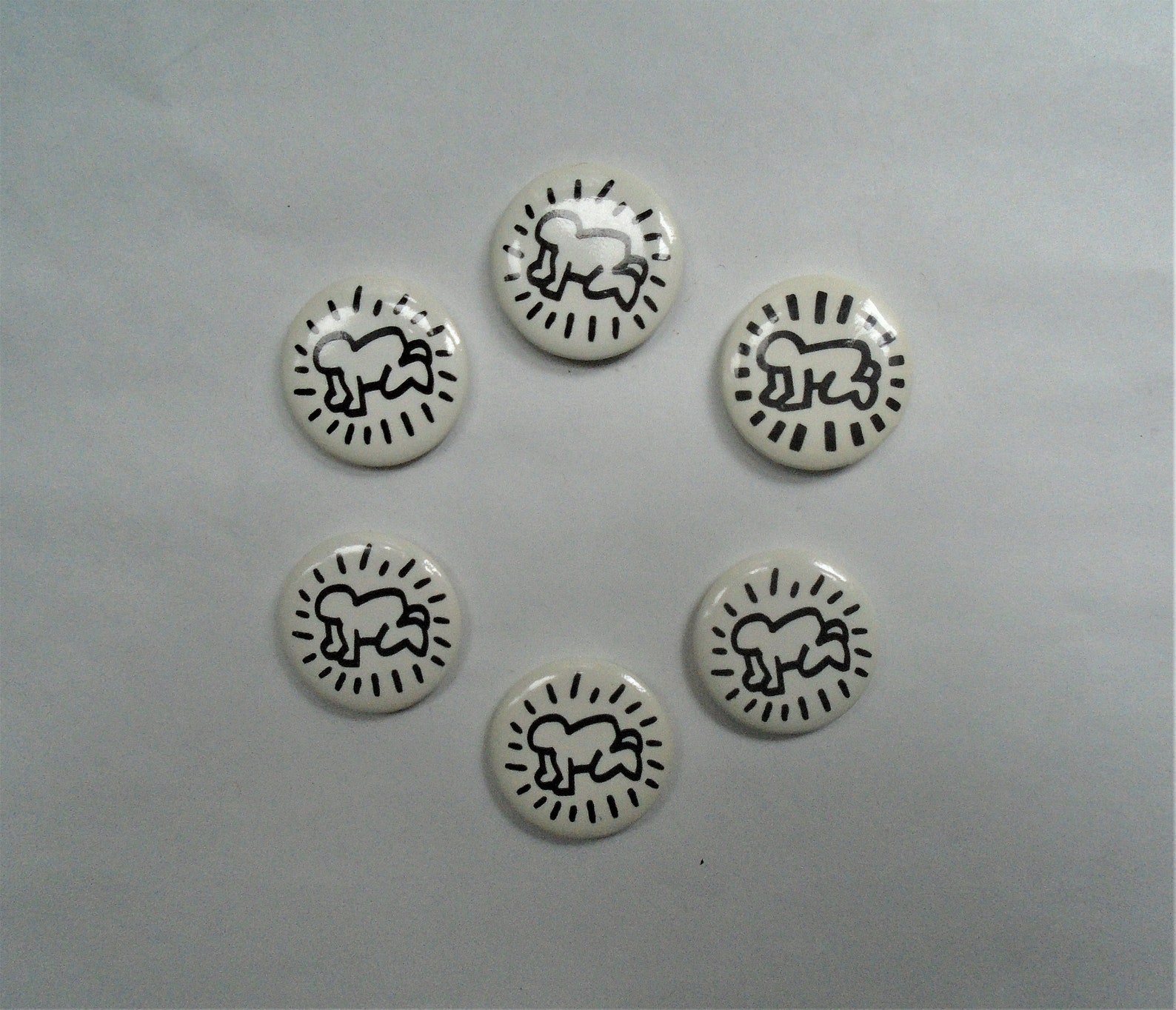Keith Haring True Vintage Buttons Collection 1980s - Etsy