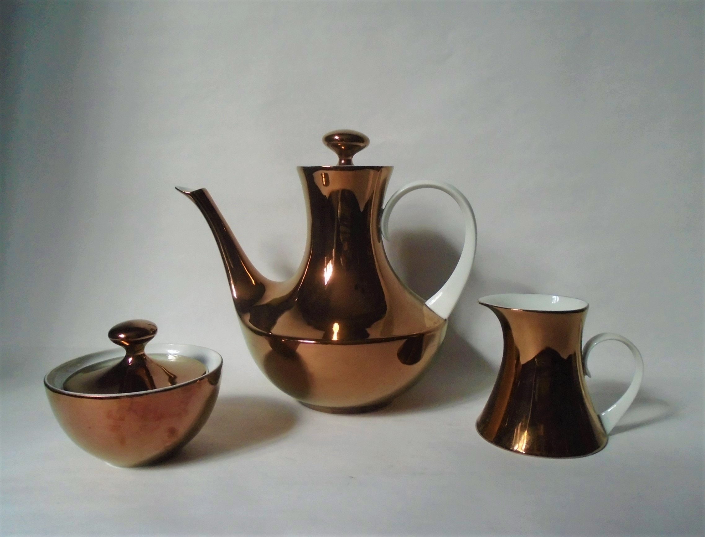 Gerald Gulotta for Block, Copper Lustre Porcelain Demitasse After ...