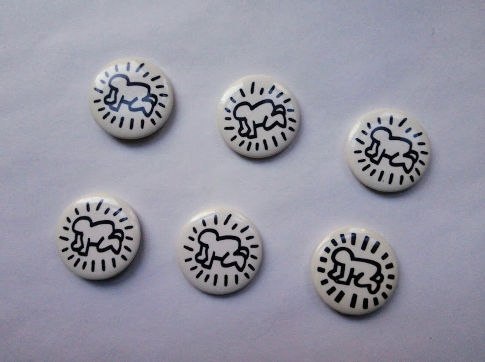 Keith Haring True Vintage Buttons Collection 1980s - Etsy