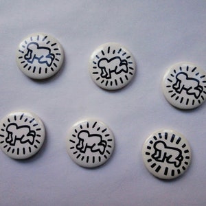 Keith Haring True Vintage Buttons Collection 1980s - Etsy