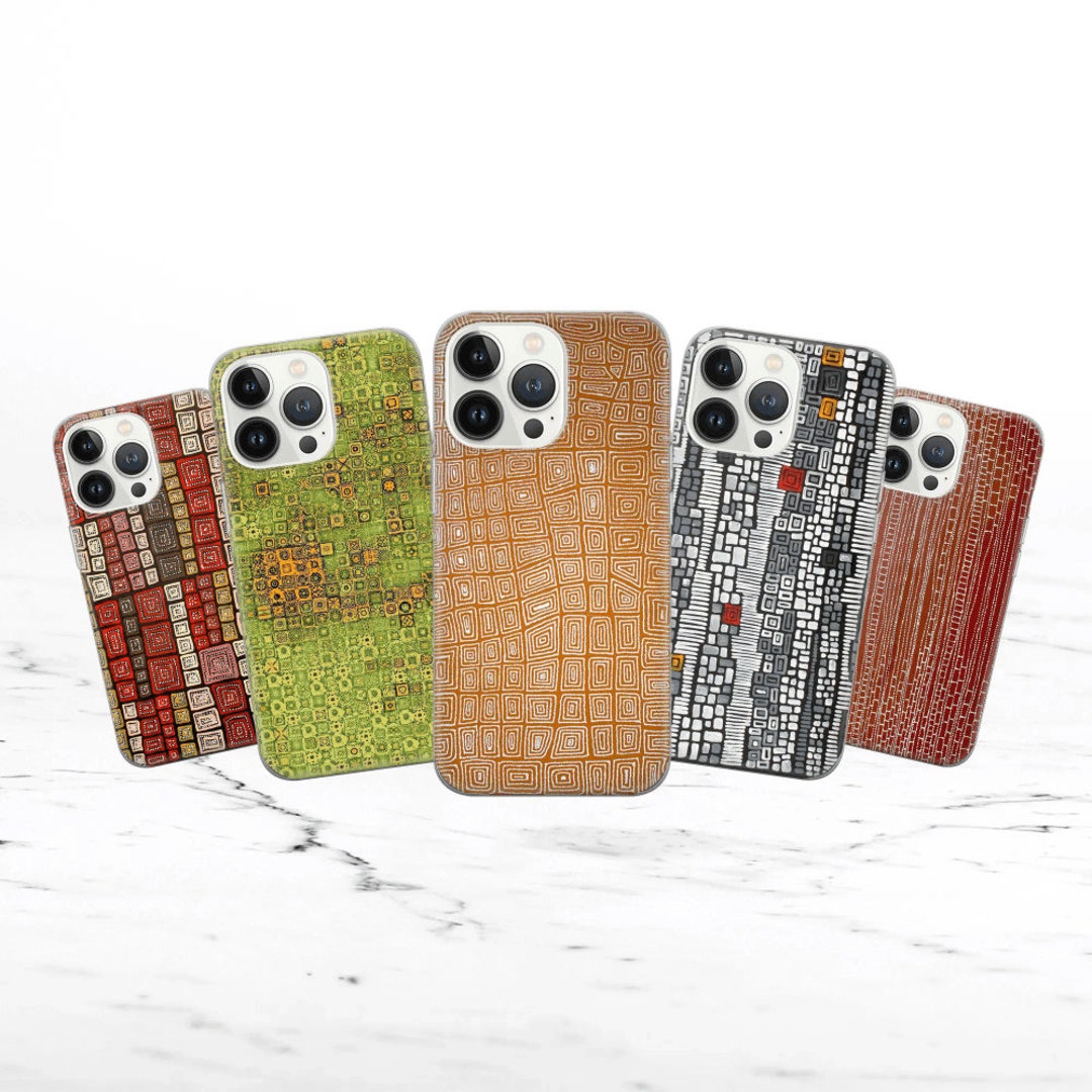 Dot Painting Phone Case Aboriginal Art Cover for iPhone 15 14 13 12 Pro ...