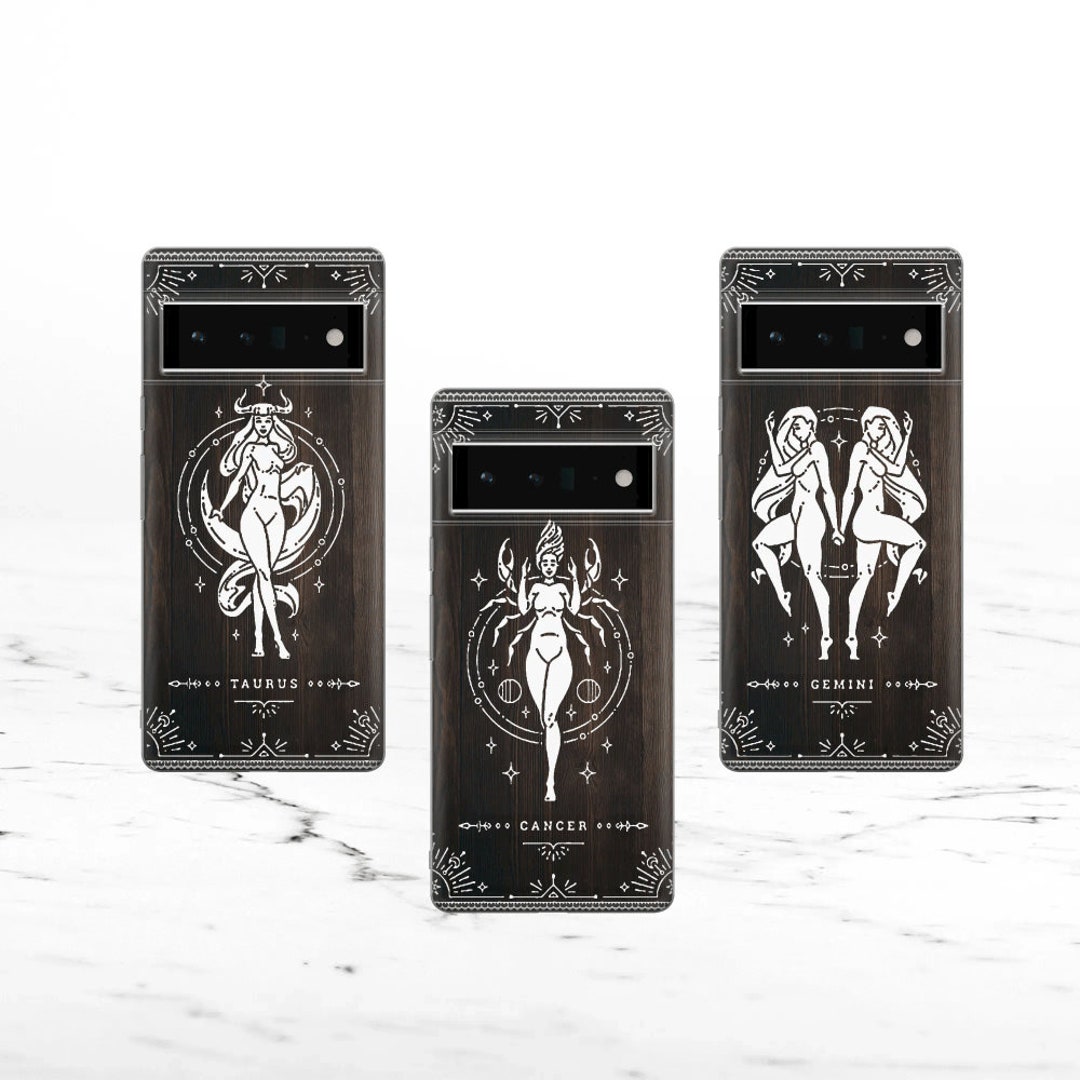 Earth Sign Phone Case Birth Sign Cover for Pixel 8 7A 6A Pro Oneplus ...