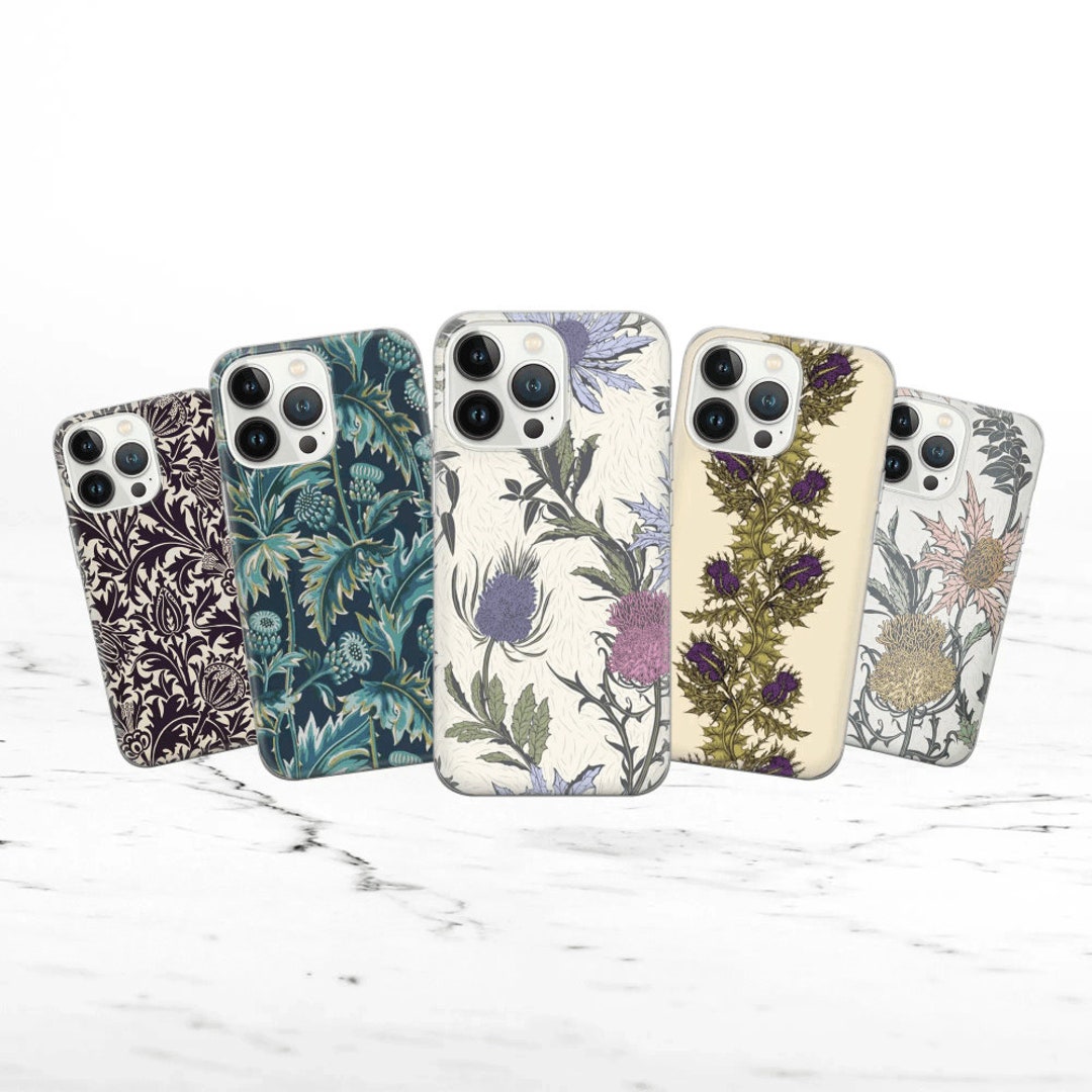 Scottish Thistle Phone Case Celtic Symbol Cover for iPhone 15 14 13 12 ...