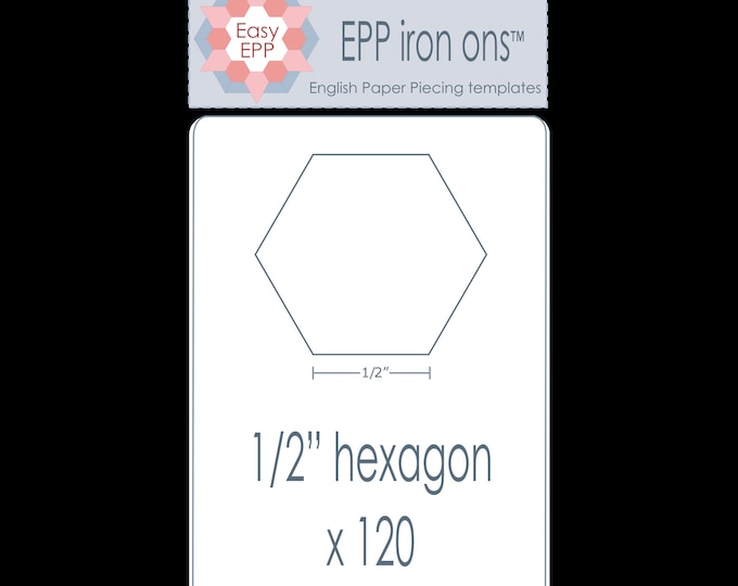 Hexagon 1"- EPP Templates - Cut Files for English Paper Piecing | SVG ...