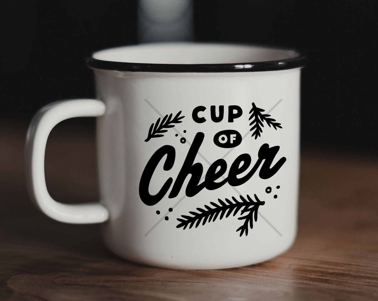 Cup of Cheer SVG Vector Image Cut File Downloadable for | Etsy