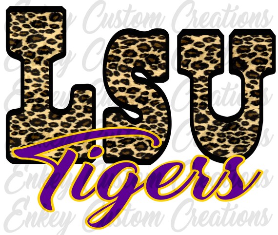 LSU College Sublimation Design Png | Etsy