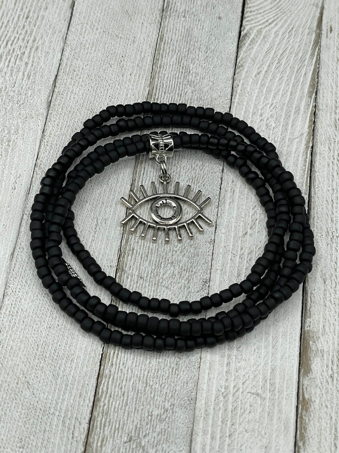 Evil Eye Waist Beads - Belly Chain - Charm Optional - Stretch - Clasp ...