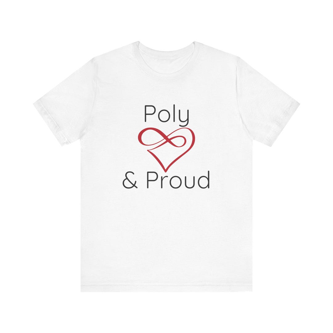 Poly & Proud Tee - Unisex Jersey Short Sleeve Tee - Etsy