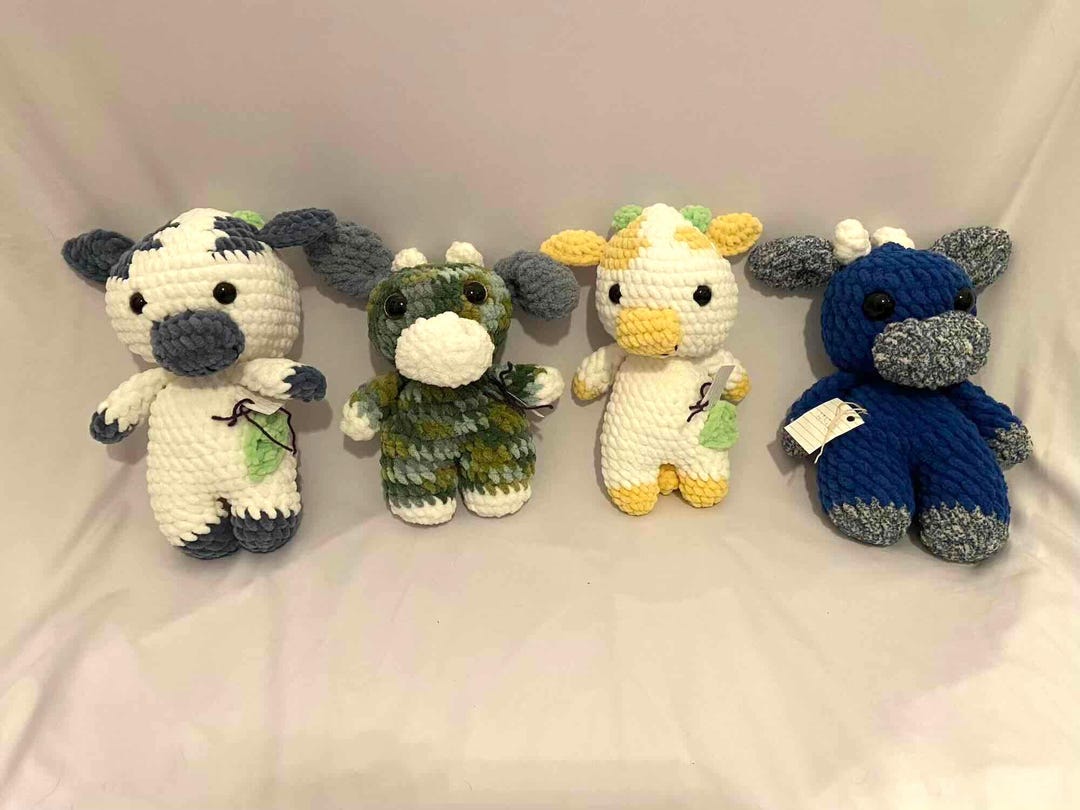 Stuffed Plush Cows - Etsy