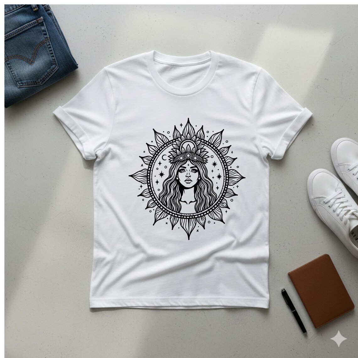 Celestial Goddess SVG Bundle: Boho Spirit Designs (digital Download) - Etsy