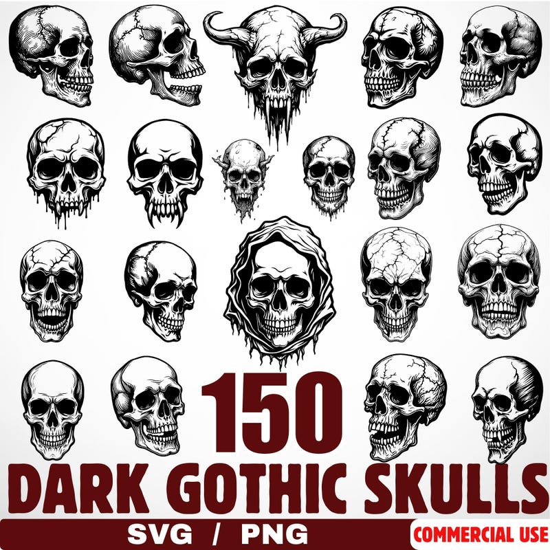 Dark Art Design Bundle - Etsy
