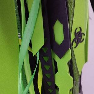 Green and Black Beautiful Cyberlox Biohazard Geometric Ready to Ship ...