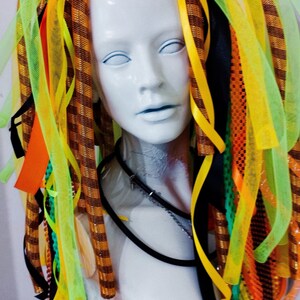 Cyberlox Cosplay Wig Cyber Goth Hair Urban Cyberpunk Two Side Tails ...