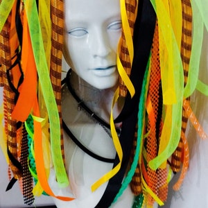 Cyberlox Cosplay Wig Cyber Goth Hair Urban Cyberpunk Two Side Tails ...