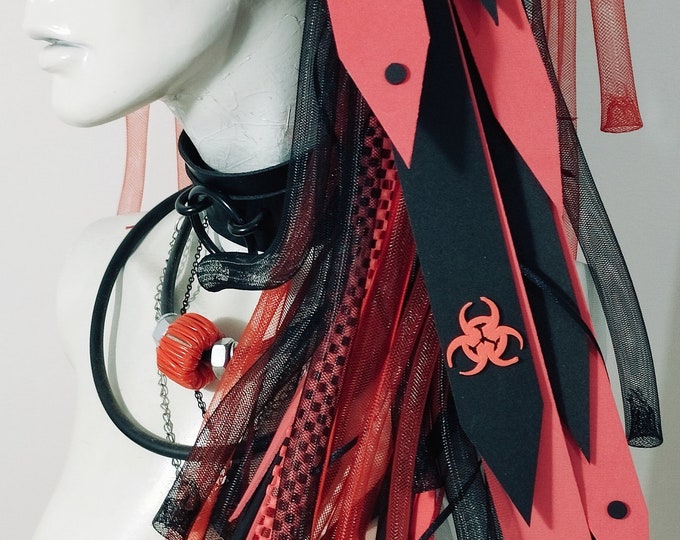 Made BY ORDER Custom Cyberlox Hair Falls Cyber Gothic Wig Hairfall Set ...