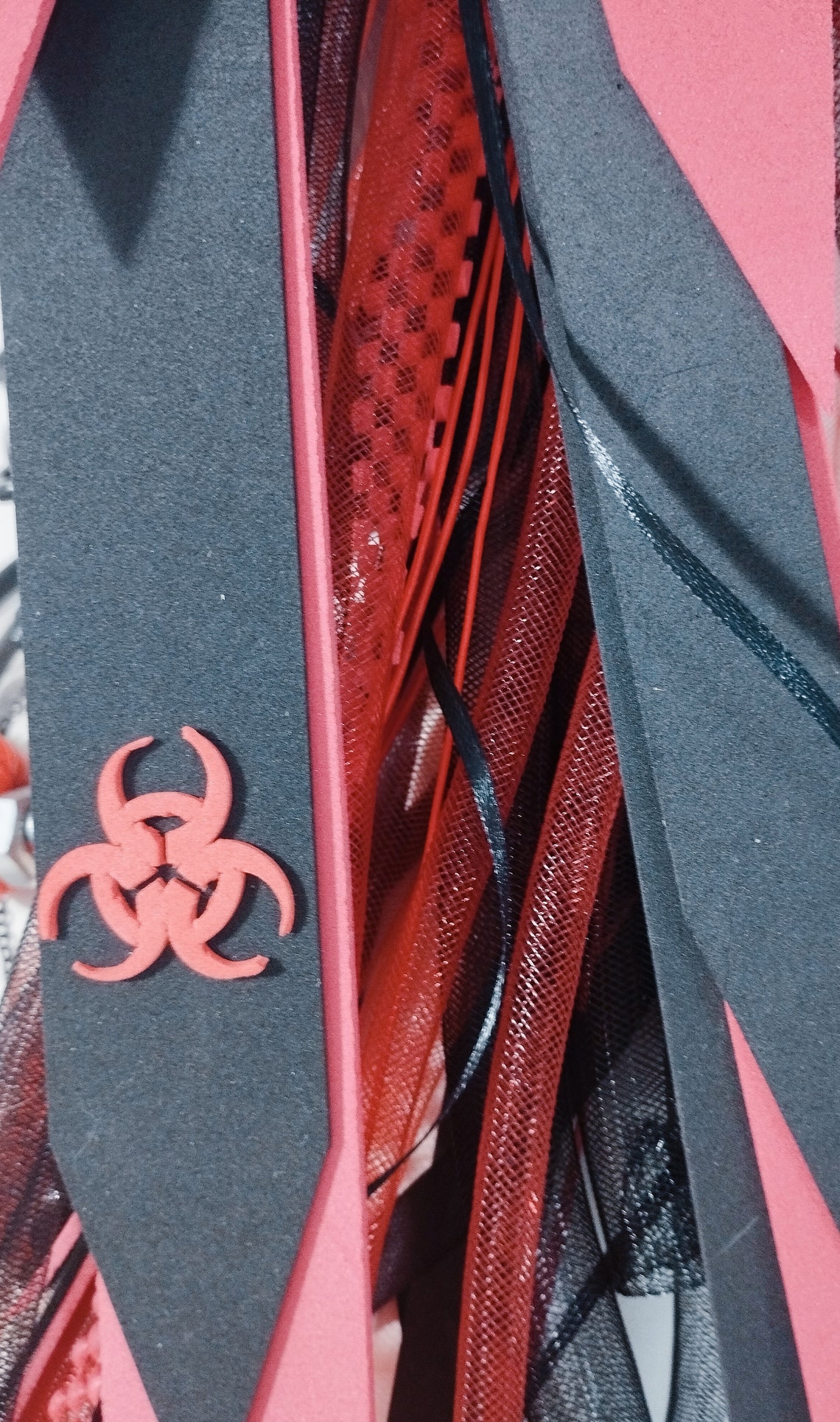 Cyberlox Biohazard Red and Black Cyberlox Cosplay Urban Dreads Festival ...