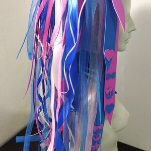 Cyberlox White and Blue Cosplay Wig Skull Cyber Goth - Etsy Canada