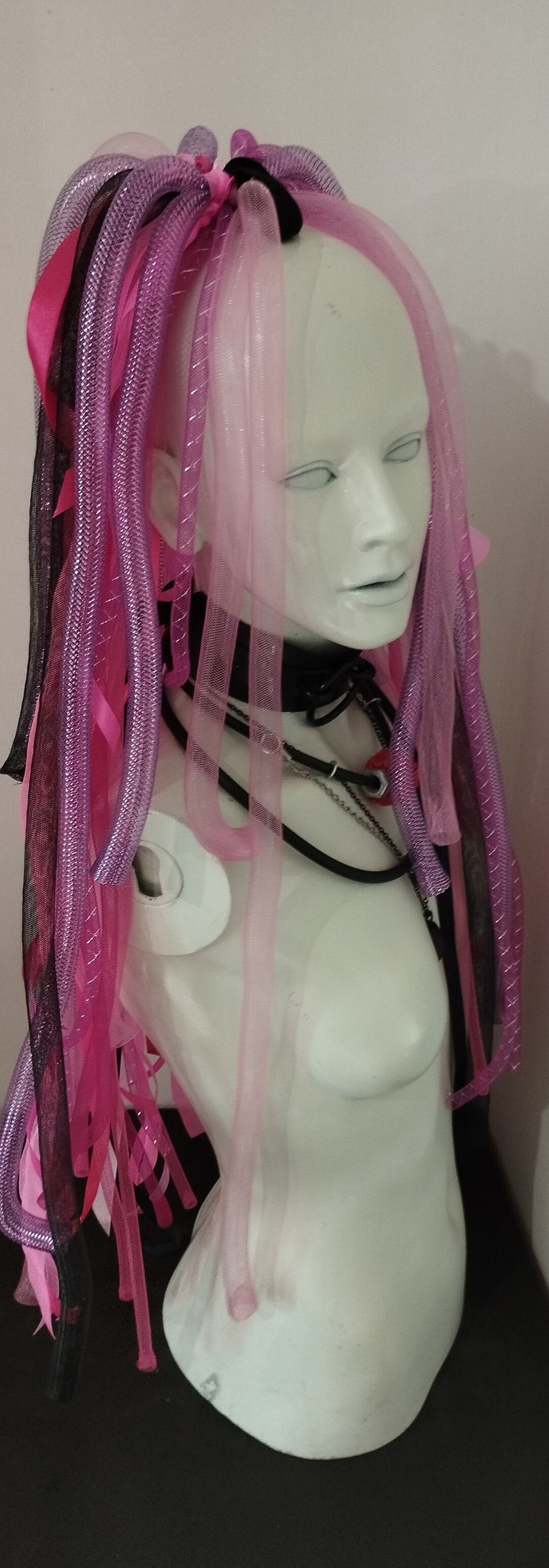 Candy Cyberlox Ponytail Cyberpunk Cyberghot Dread Dreadlocks Cosplay ...