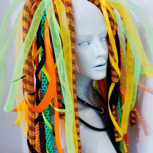 Cyberlox Cosplay Wig Cyber Goth Hair Urban Cyberpunk Two Side Tails ...