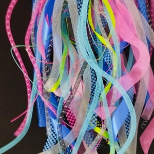 Rainbow Cyberlox Ponytail Wig Cyberghot Dread Dreadlocks Cosplay Dread ...