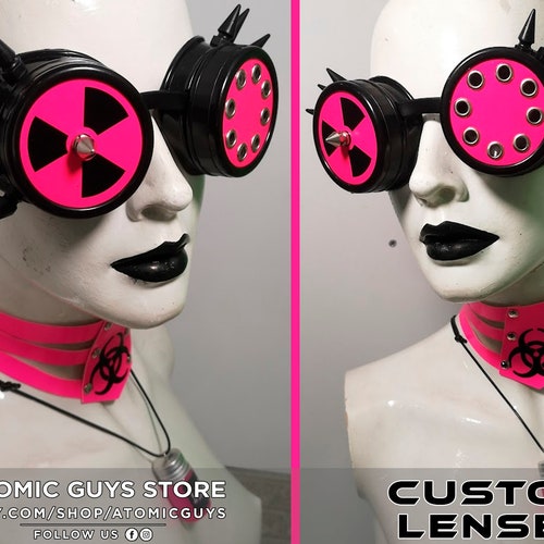 Cybergoth Futuristic Custom Color Goggles - Etsy