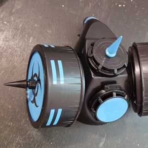 SET Goggles+gas Mask Cybergoth Cosplay Dreads Industrial Dark Cyber ...