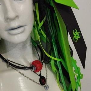 Green and Black Beautiful Cyberlox Biohazard Geometric Ready to Ship ...