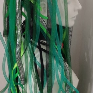 Seawater Green Cyberlox Ponytail Cyberpunk Cyberghot Dread Dreadlocks ...