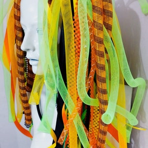 Cyberlox Cosplay Wig Cyber Goth Hair Urban Cyberpunk Two Side Tails ...