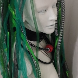 Seawater Green Cyberlox Ponytail Cyberpunk Cyberghot Dread Dreadlocks ...