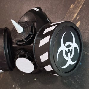 SET Goggles+gas Mask Cybergoth Cosplay Dreads Industrial Dark White ...