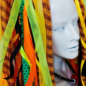 Cyberlox Cosplay Wig Cyber Goth Hair Urban Cyberpunk Two Side Tails ...