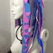 Cyberlox White and Blue Cosplay Wig Skull Cyber Goth - Etsy Canada