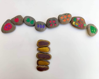 The Very Hungry Caterpillar Story Stones - Etsy