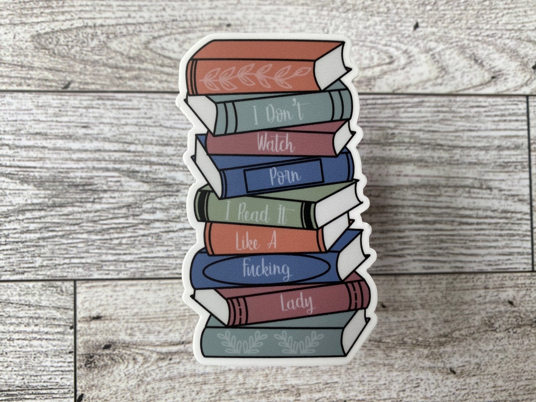 Vinyl Sticker | Funny a Bookish Sticker, Smut Decal, Book Lover Gift ...