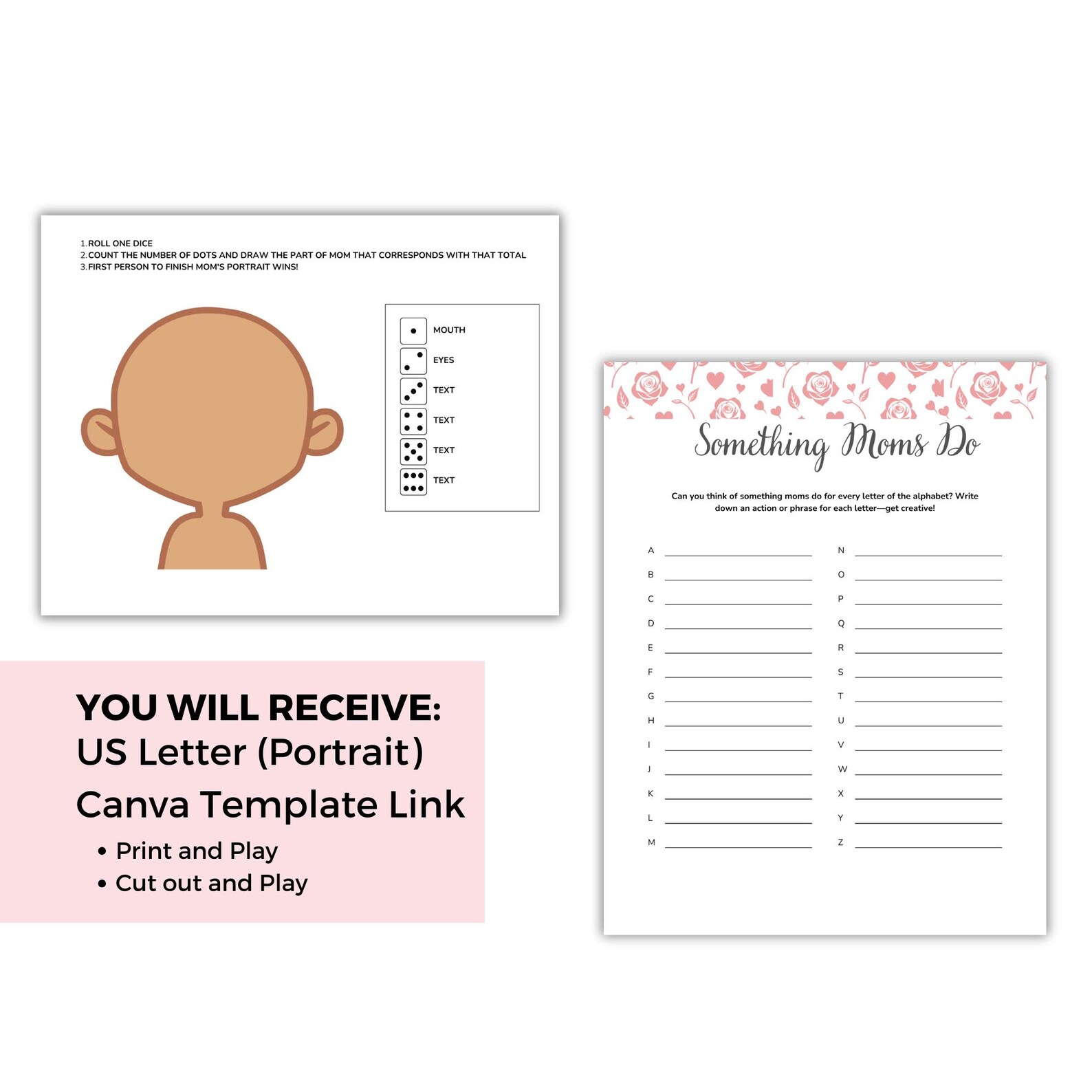 Mother’s Day Brunch Games | Family Activity Bundle | Printables for ...