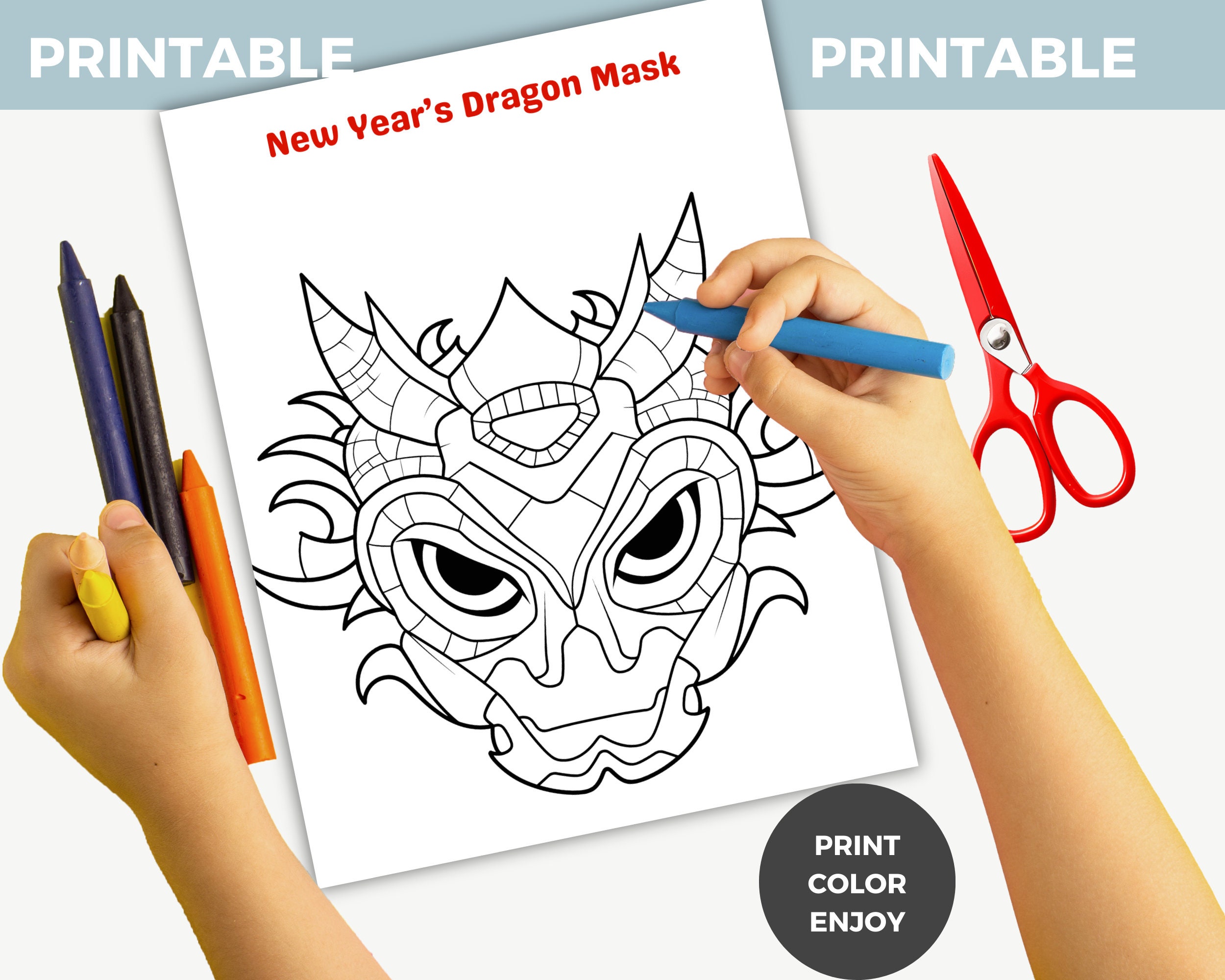 Lunar New Year Printable Activity Bundle for Kids - Etsy