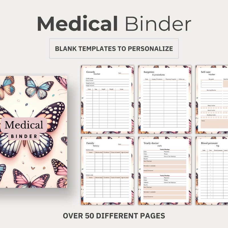 Medical Binder - Etsy