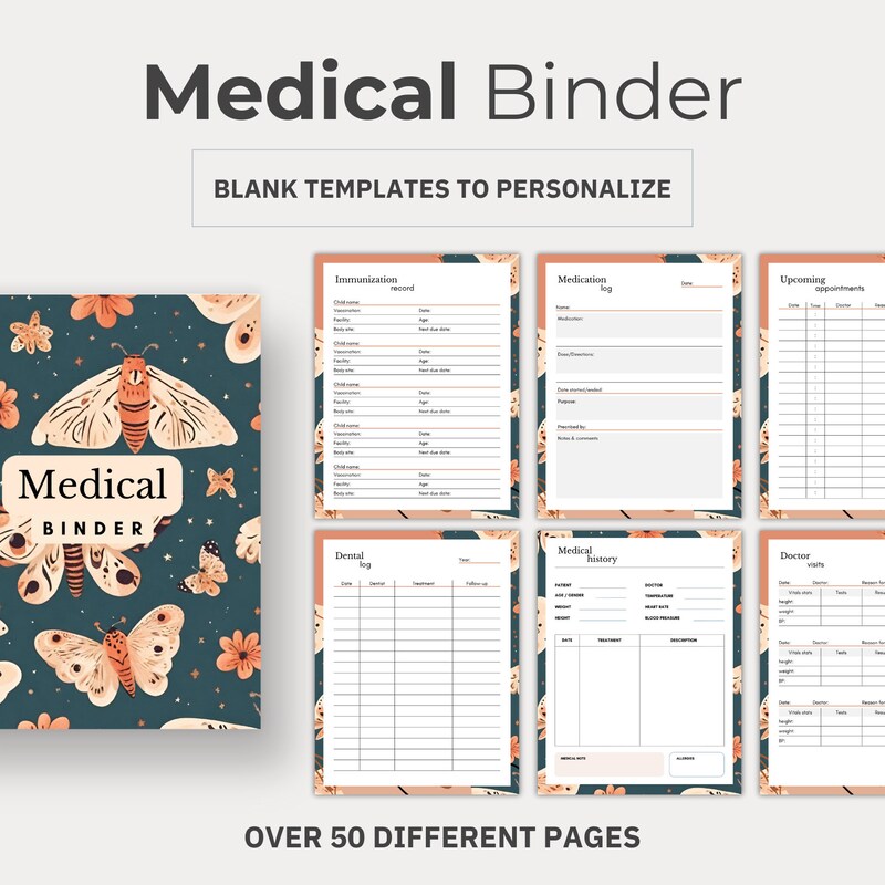Medical Binder - Etsy