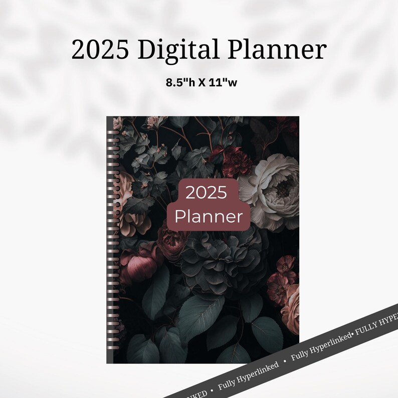 2025 Hyperlinked Digital Planner, Goodnotes, Notability, PLR Rights ...