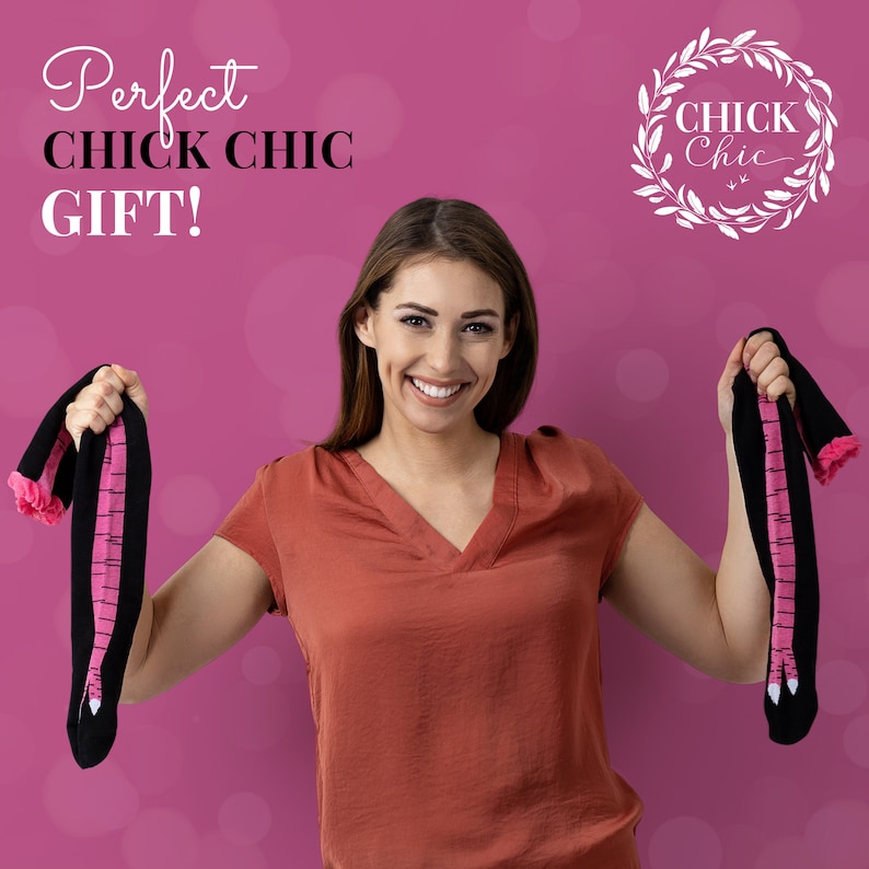 Chicken Gifts Chicken Feet Socks - Bird Socks - Crazy Chicken Lady ...