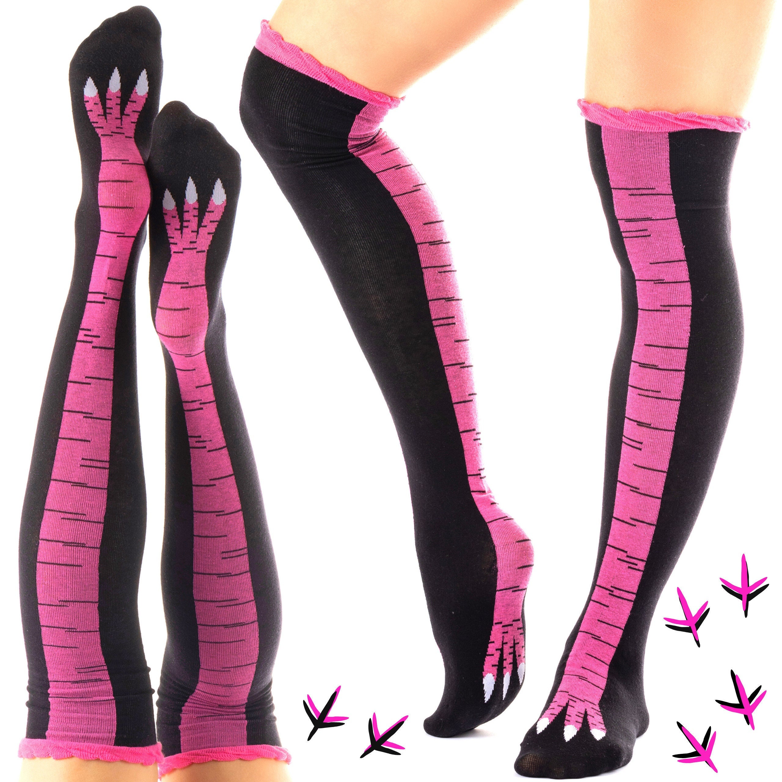 Chicken Gifts Chicken Feet Socks - Bird Socks - Crazy Chicken Lady ...