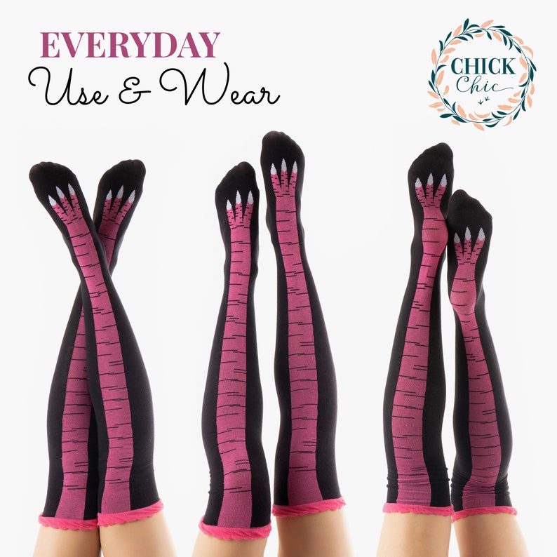 Chicken Gifts Chicken Feet Socks - Bird Socks - Crazy Chicken Lady ...