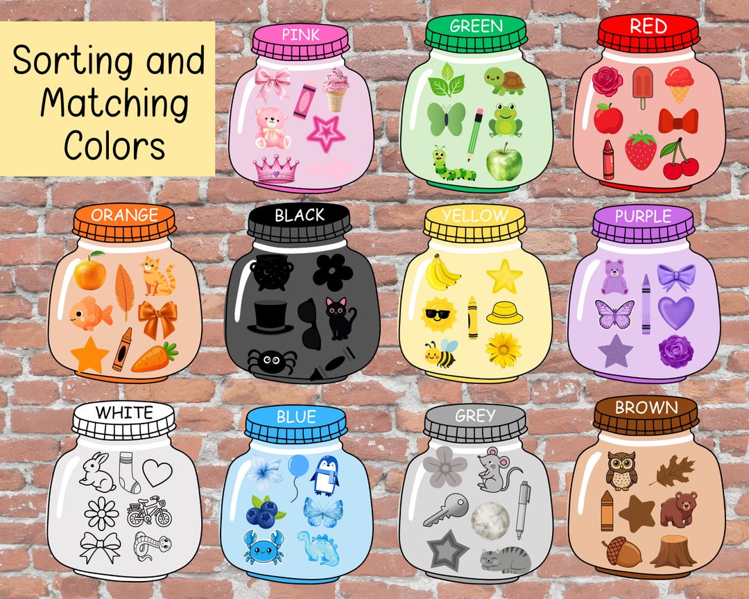 Color Matching Printable | Homework Activity for Kids | Toddler Busy ...