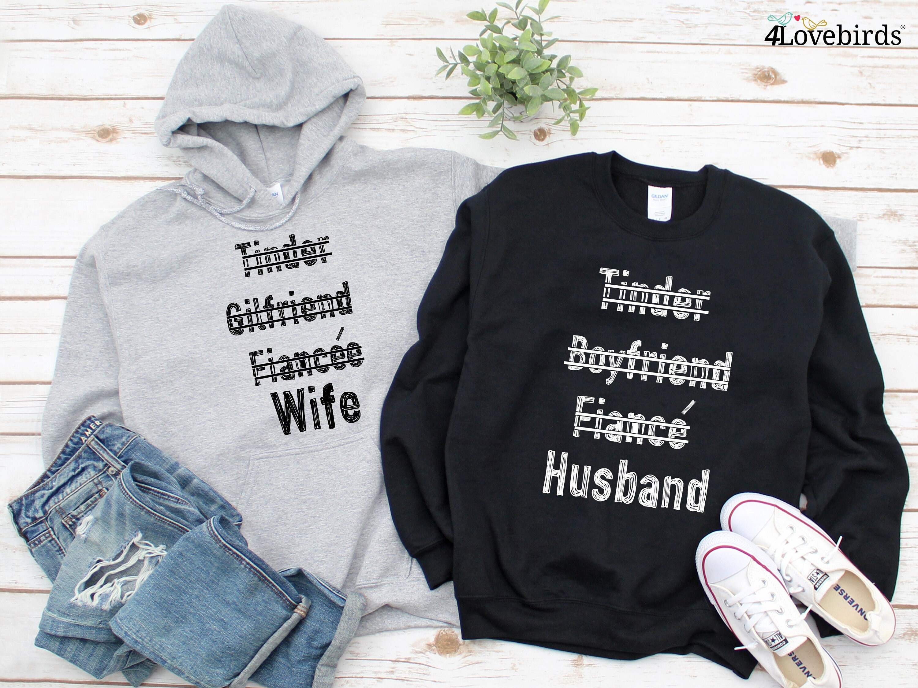 Tinder Online Dating Shirts. Online Couple Matching Hoodies | Etsy