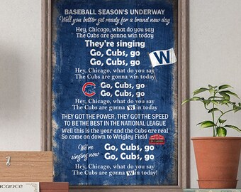 Chicago Cubs Decor | Etsy