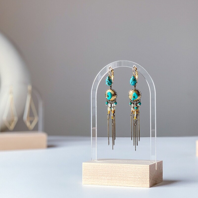 Acrylic Jewelry - Etsy