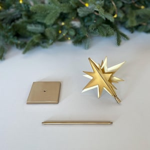 Solid Brass Star Decor | Heirloom Quality Holiday Decoration ...