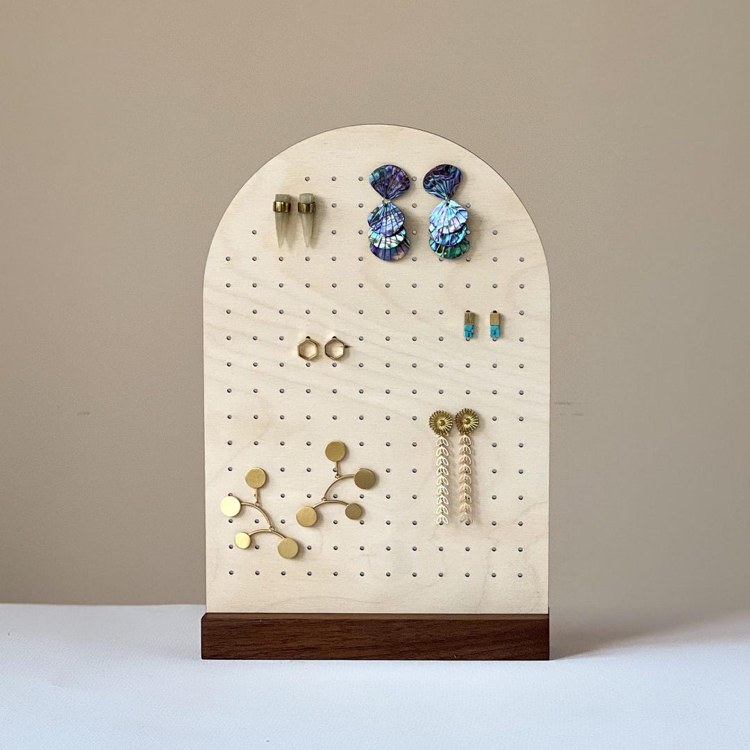 PEGGY ARCH LARGE | Stud Earring Display, Earring Stand, Earring Holder ...